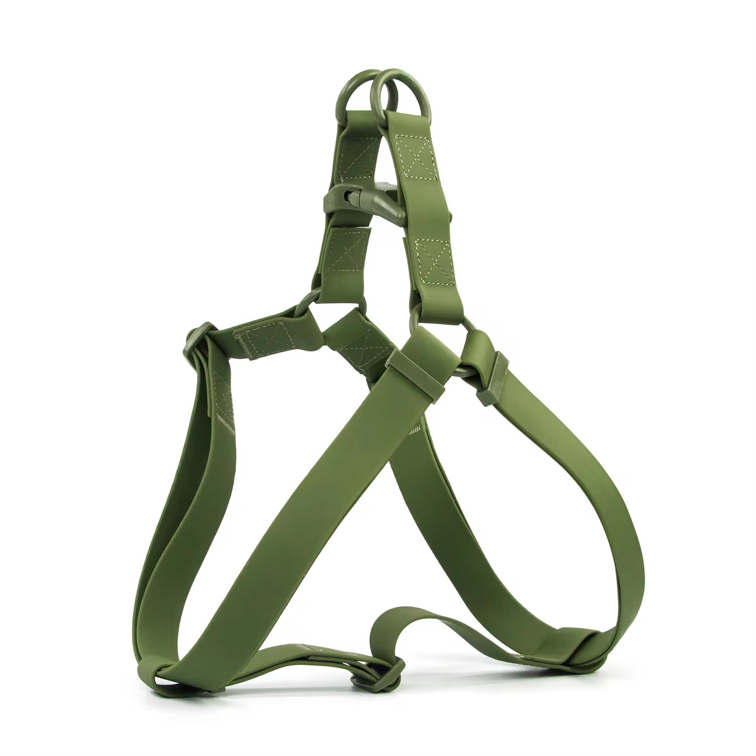 Plain Texture Waterproof PVC Dog Harness | Y-Type Custom OEM